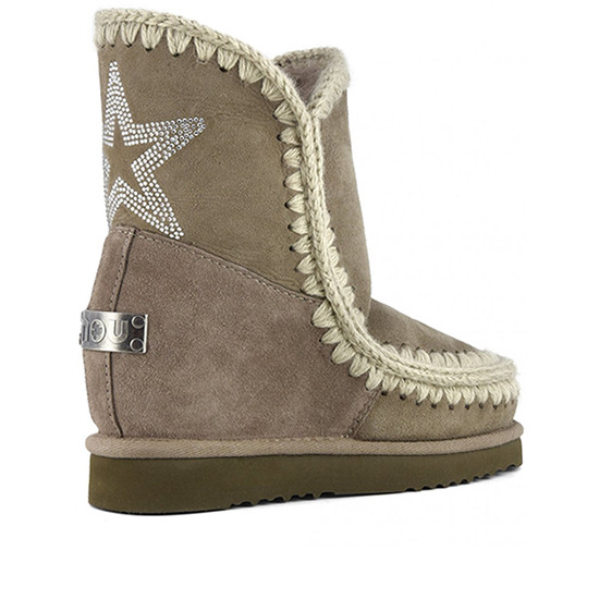 MOU BOTAS INNER WEDGE SHORT BACK HOTFIX STAR MU.FW121049A ELEPHANT GREY ...